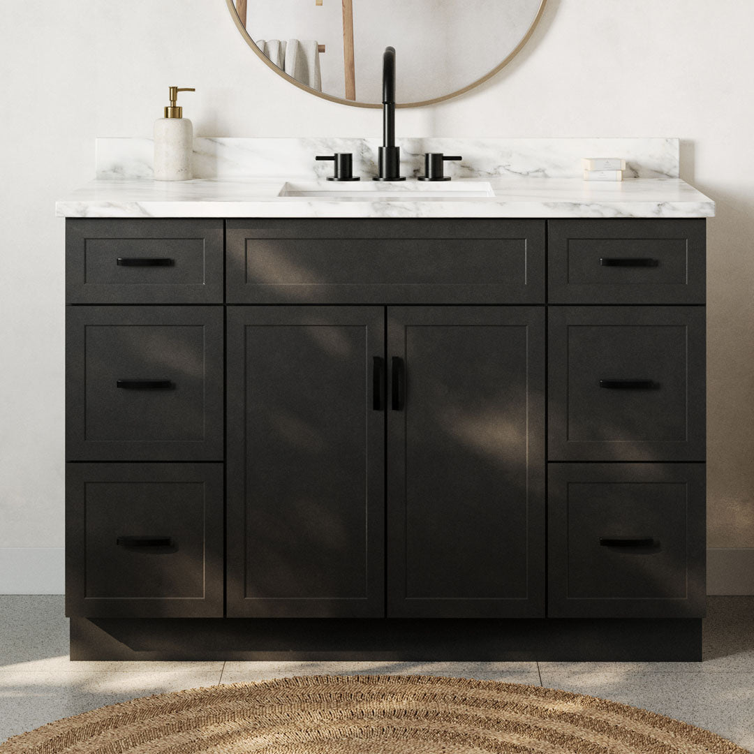 Flora 48", Free Standing Bathroom Vanity - FL9048 – Tanyas & Co.