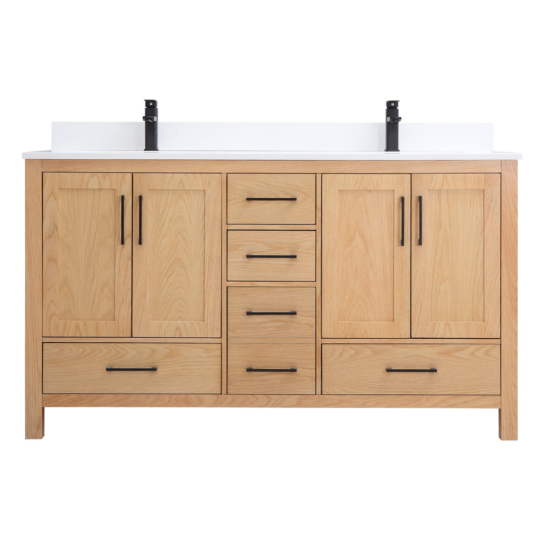 60" Elle, Double Sink Bathroom Vanity ML1860D – Tanyas & Co.