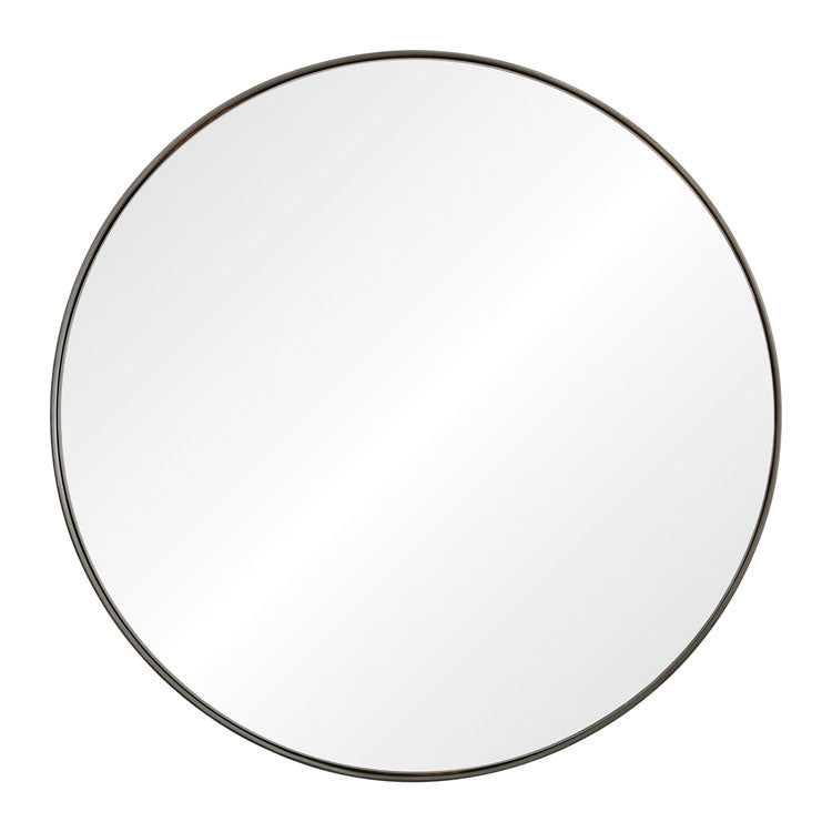 Blake Round Gun Metal Mirror TM615822 – Tanyas & Co.